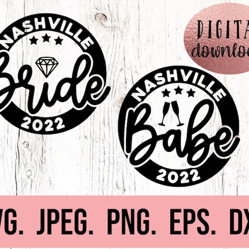 Nash Bash SVG Nashville Bachelorette Lets Get Nashty | Etsy