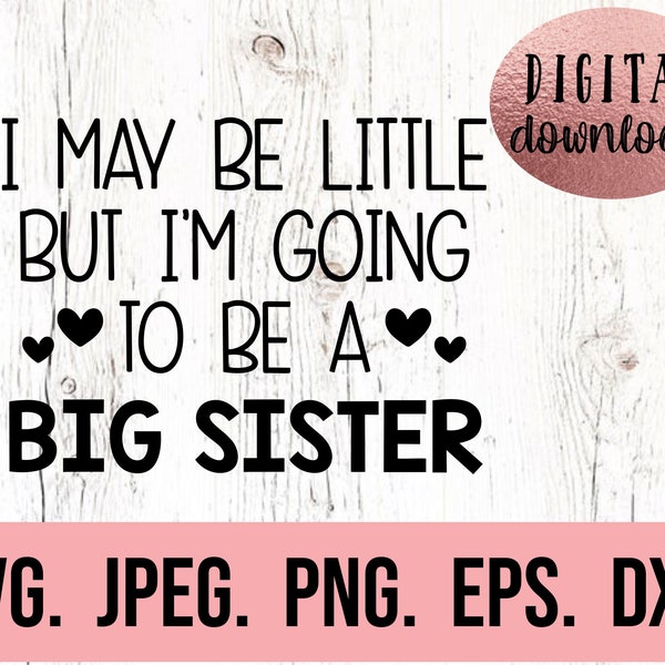 I'm the Big Sister Shirt - Etsy