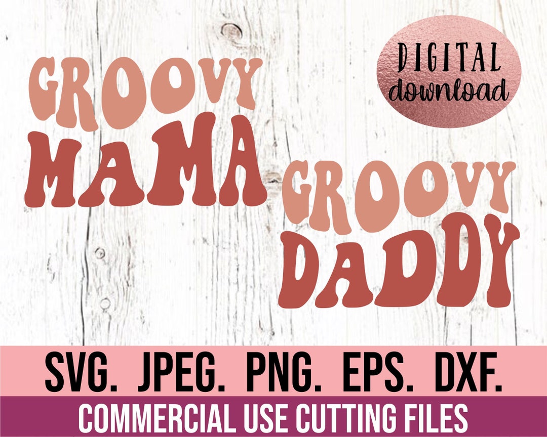 Groovy Birthday Bundle SVG - First Birthday - Groovy Dad Birthday ...