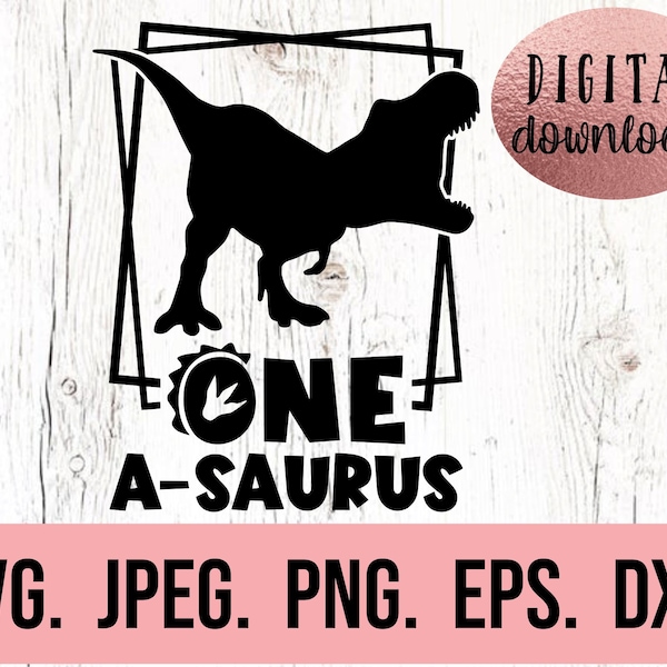 One a Saurus - Etsy