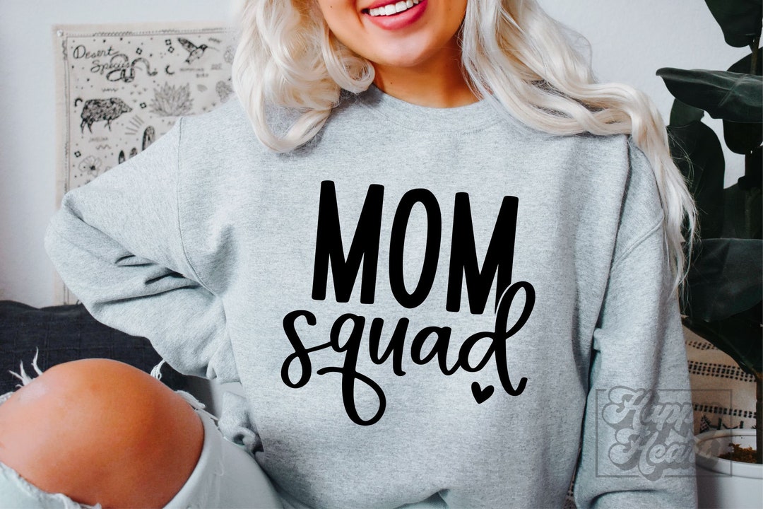 Mom Squad SVG PNG - Mom Shirt - Cricut Instant Download - Mothers Day ...