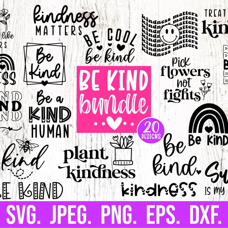 Kind Svg - Etsy