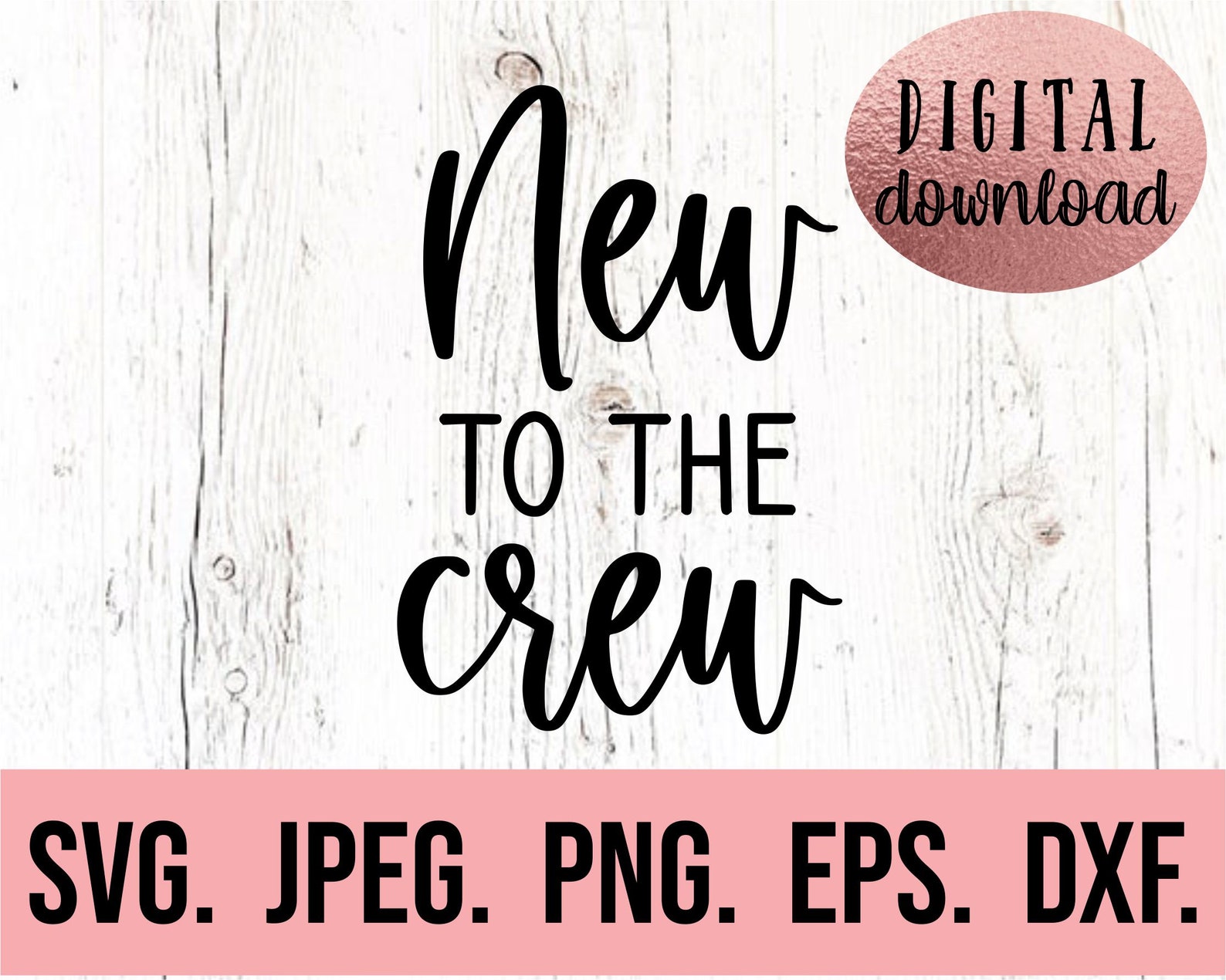 New to the Crew SVG - Coming Soon - Pregnancy Announcement - Digital ...