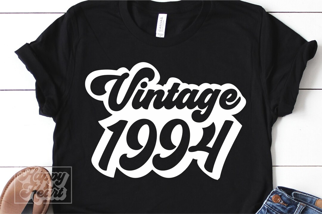Vintage 1994 SVG PNG - Thirty AF Svg - 30th Birthday Design - Retro ...