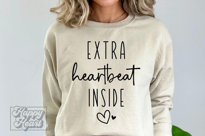 Extra Heartbeat Inside SVG - I'm Pregnant - in My Pregnant Era SVG ...