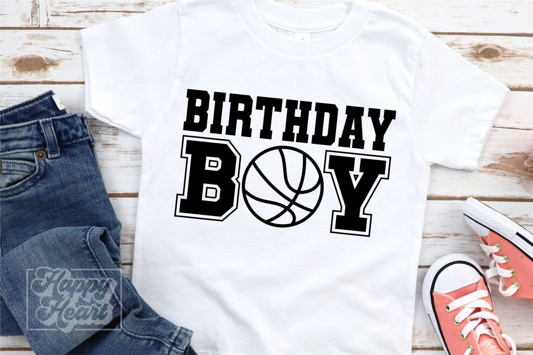Basketball Birthday SVG - Birthday Boy SVG - 1st Birthday Boy - Digital ...