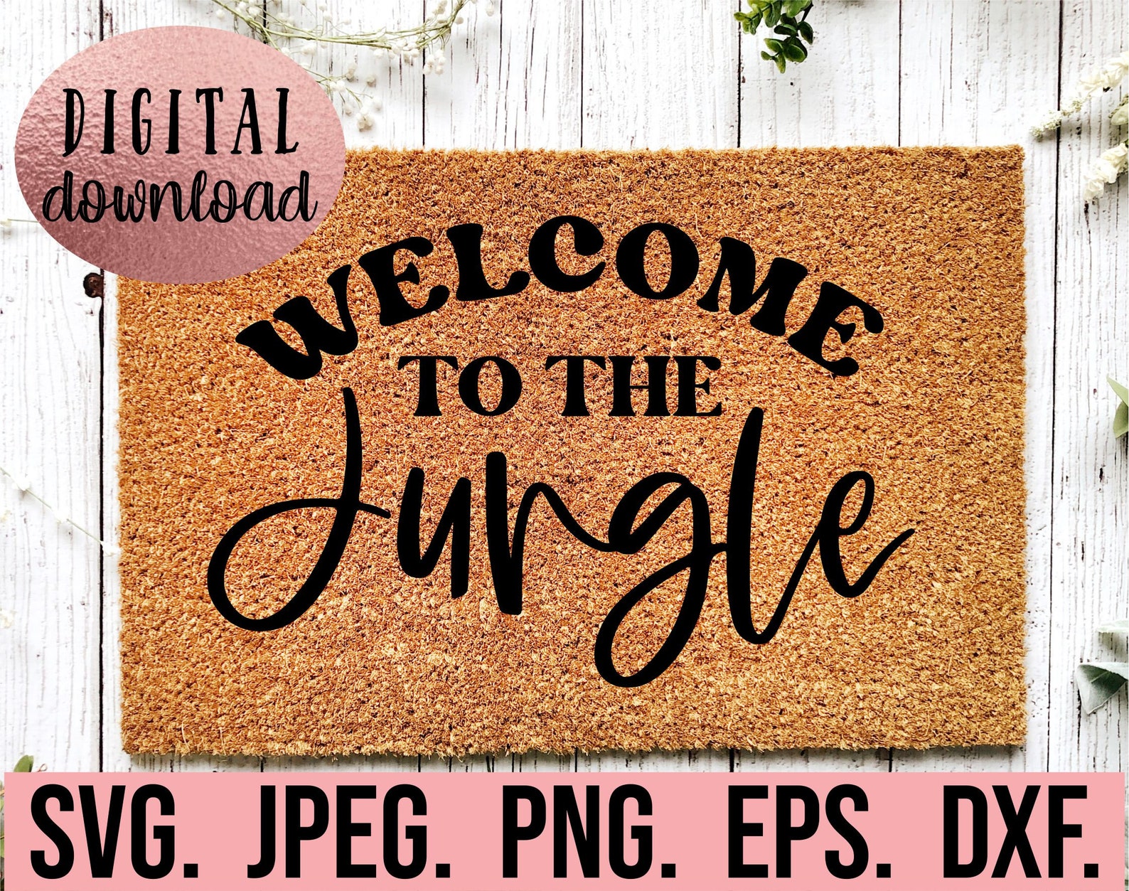 Doormat SVG Bundle - Greetings Doormat Svg Png - Cricut File - Instant ...
