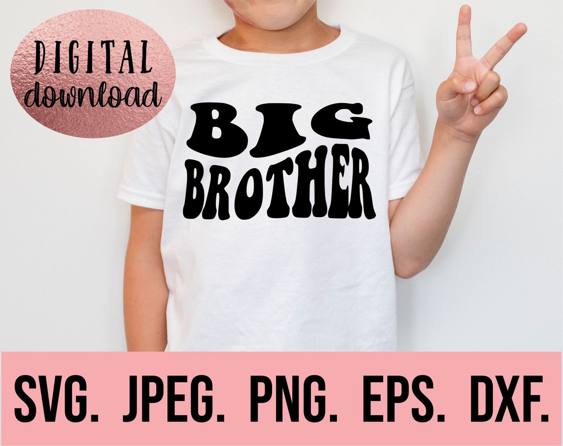 Matching Brother SVG Big Brother Svg New Baby Brother - Etsy
