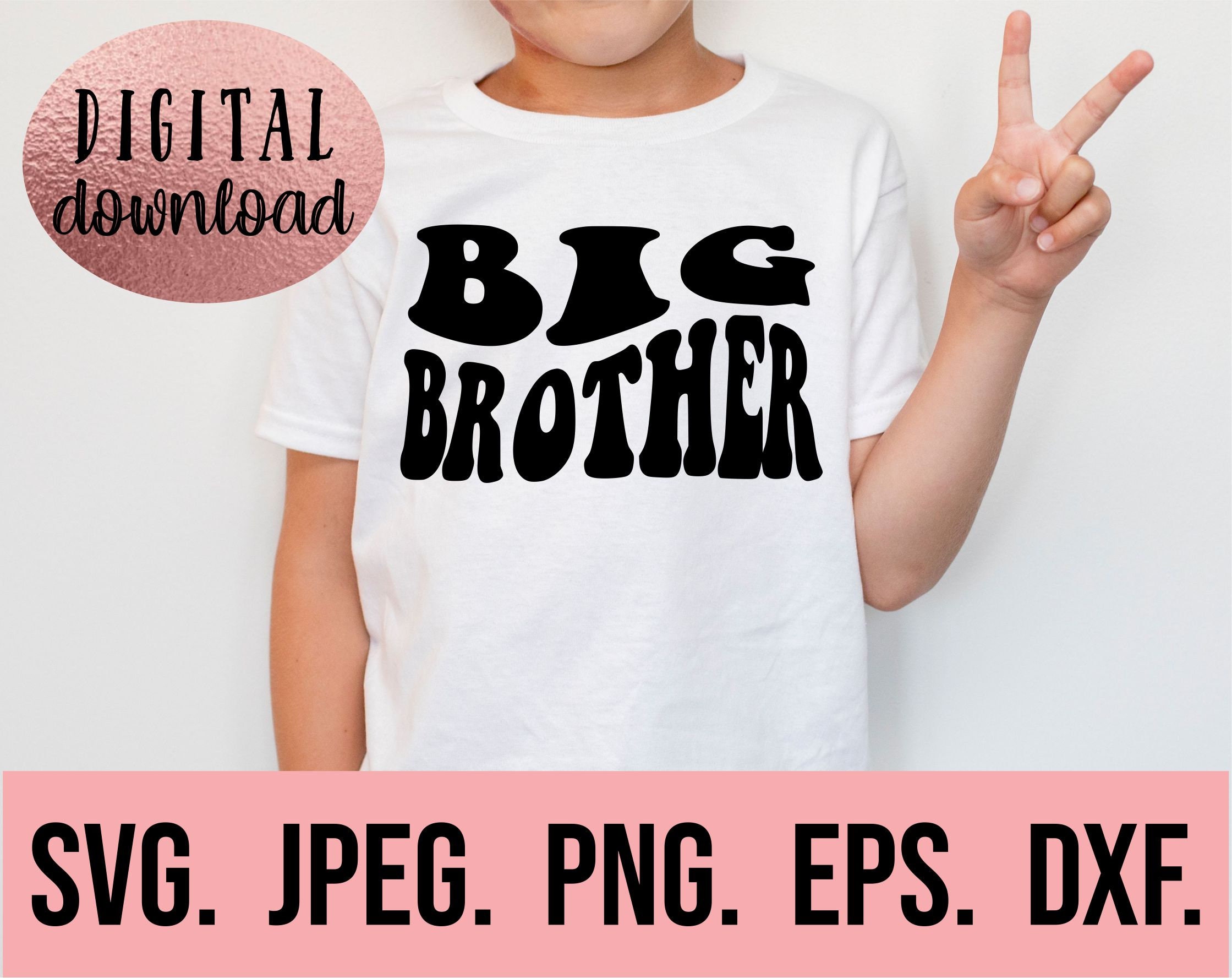Matching Brother SVG Big Brother Svg New Baby Brother - Etsy