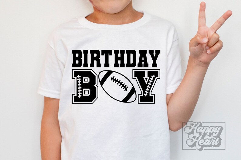 Football Birthday SVG - Birthday Boy SVG - 1st Birthday Boy - Digital ...