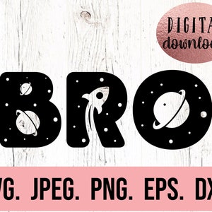 Space 1st Birthday SVG - Outer Space Family Birthday SVG - First ...