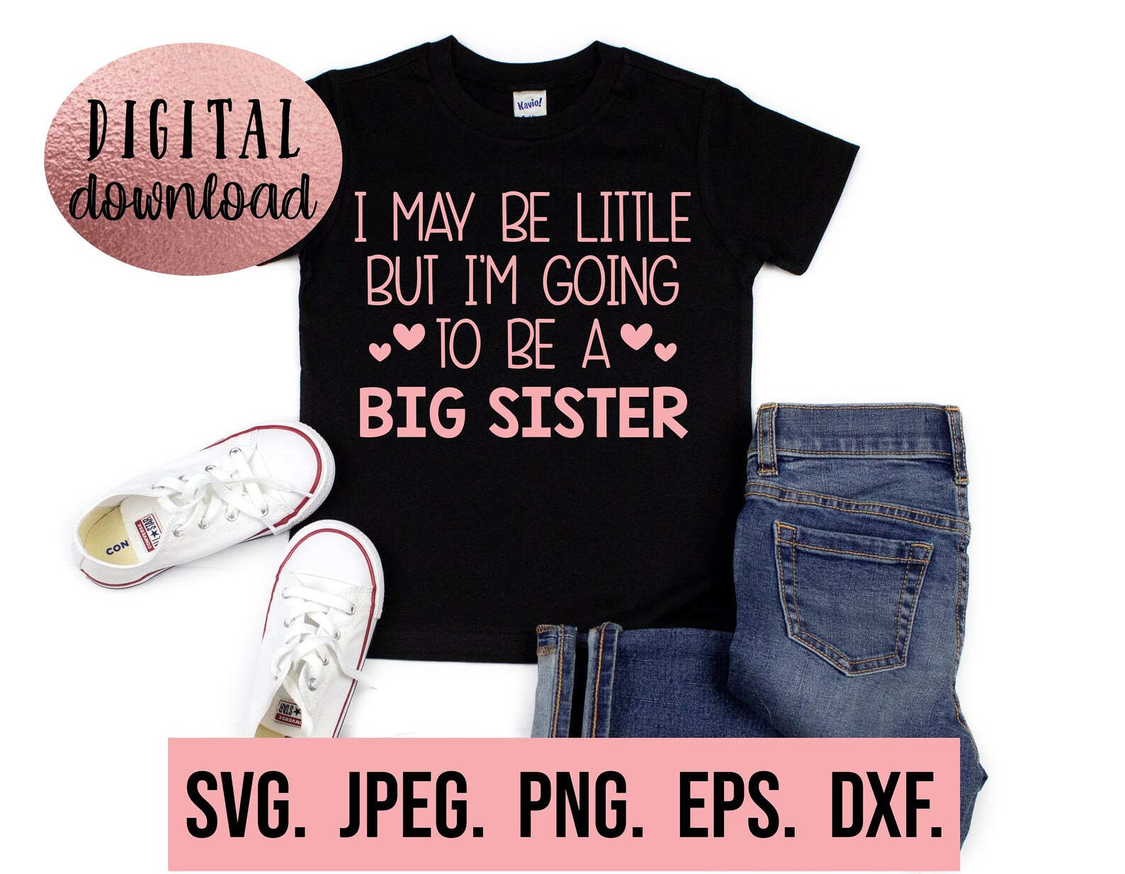 I May Be Little but Im Going to Be a Big Sister SVG - Big Sister Shirt ...