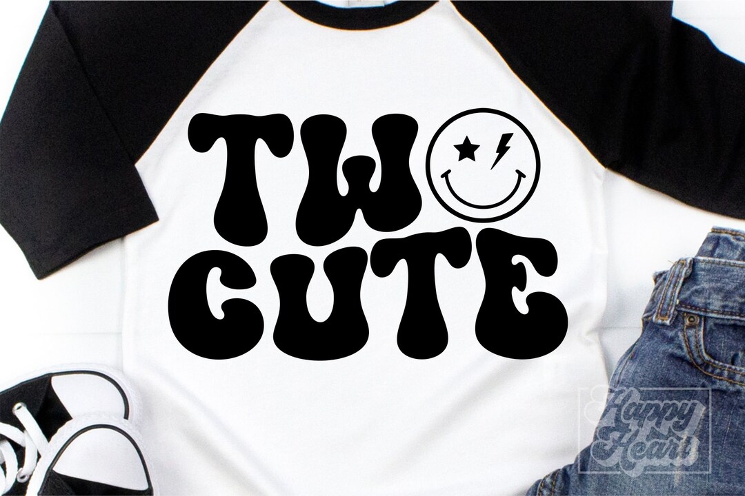 Retro Two Cute SVG - 2nd Birthday SVG - Second Birthday Png - Digital ...