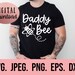 Daddy Bee SVG - Birthday Bee SVG - 1st Birthday Shirt - Digital ...