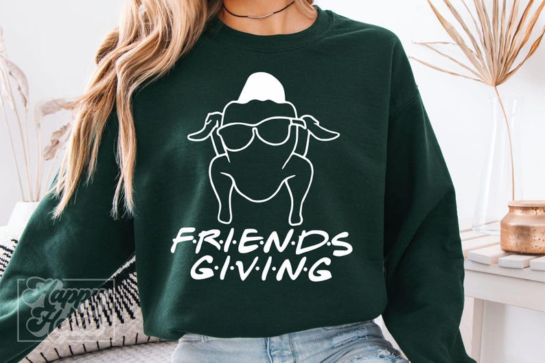 Friends Giving SVG - Fall Design - Cricut File - Sunglasses Turkey ...