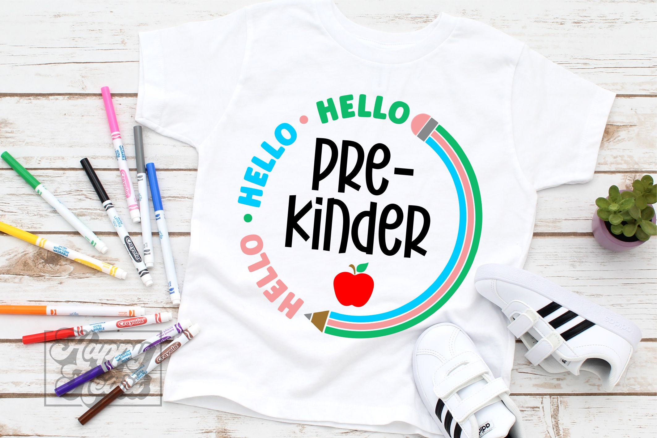 Hello Pre-kinder SVG - Instant Download - Cricut Cut File - Back to ...