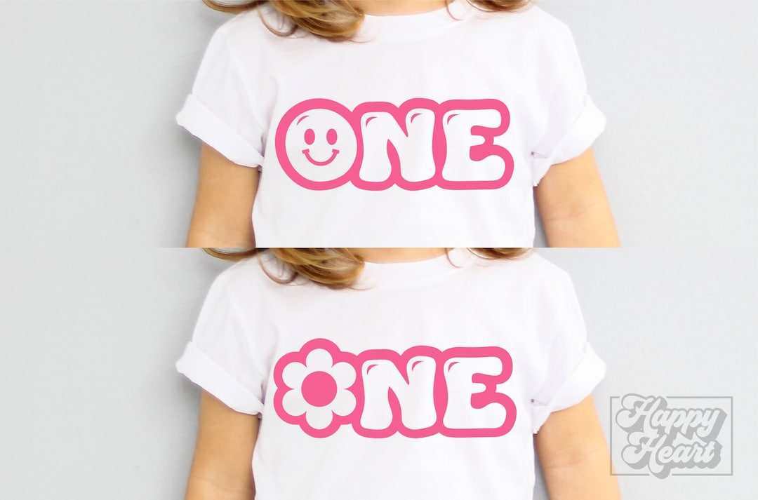 Groovy One SVG - First Birthday SVG - 1st Birthday Smiley Daisy ...