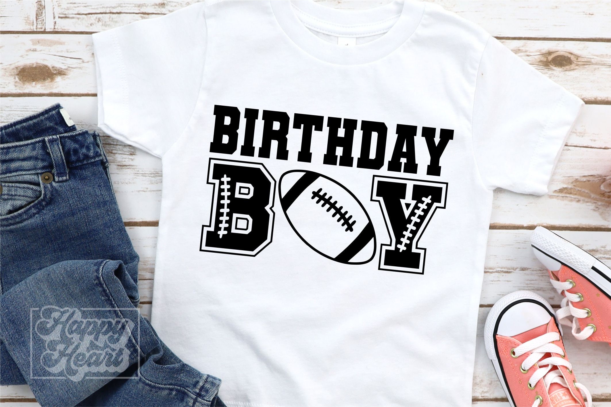 Football Birthday SVG - Birthday Boy SVG - 1st Birthday Boy - Digital ...