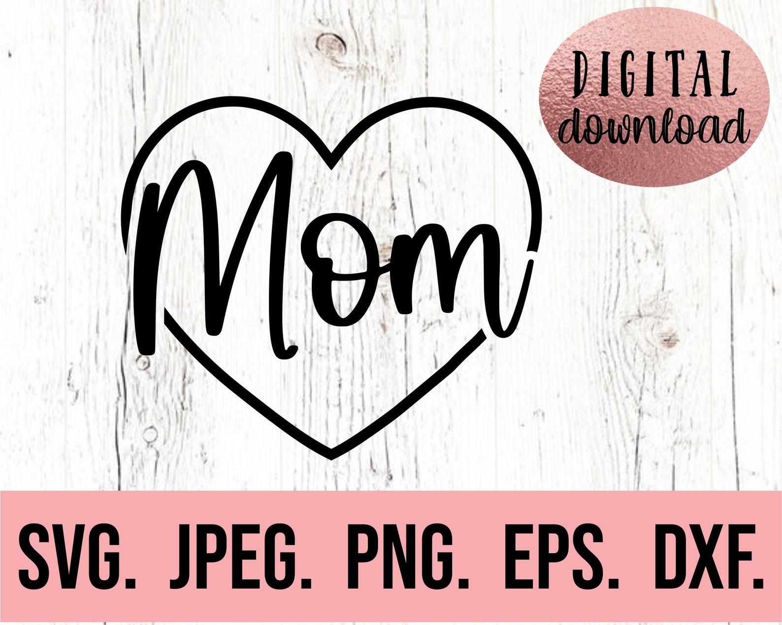 Mom SVG Digitaler Download Cricut Cut Datei Muttertag - Etsy.de