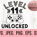 Level up Gaming Birthday Bundle SVG - Birthday Gamer SVG - Instant ...