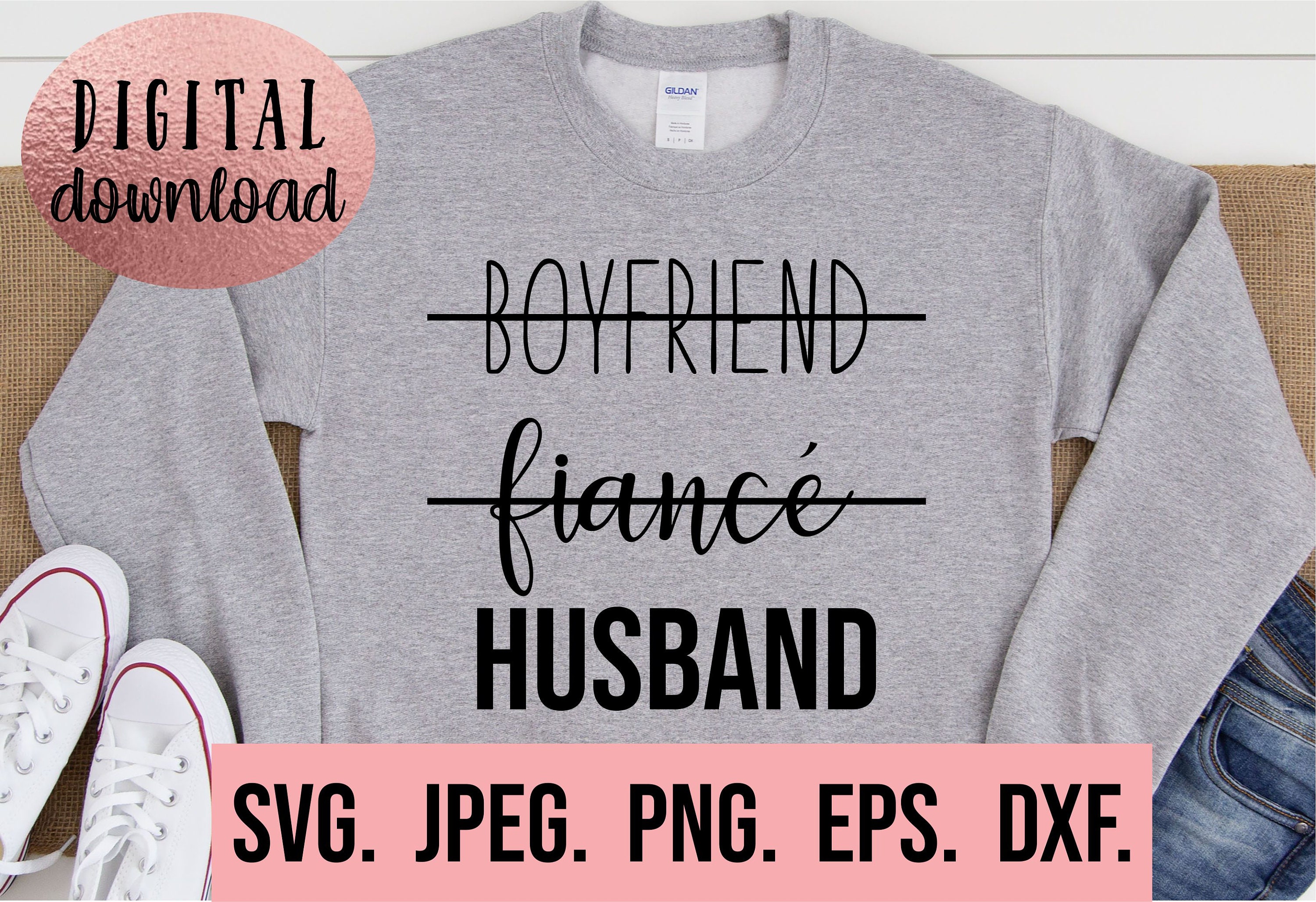 Boyfriend Fiance Husband SVG Husband Design Hubby SVG | Etsy