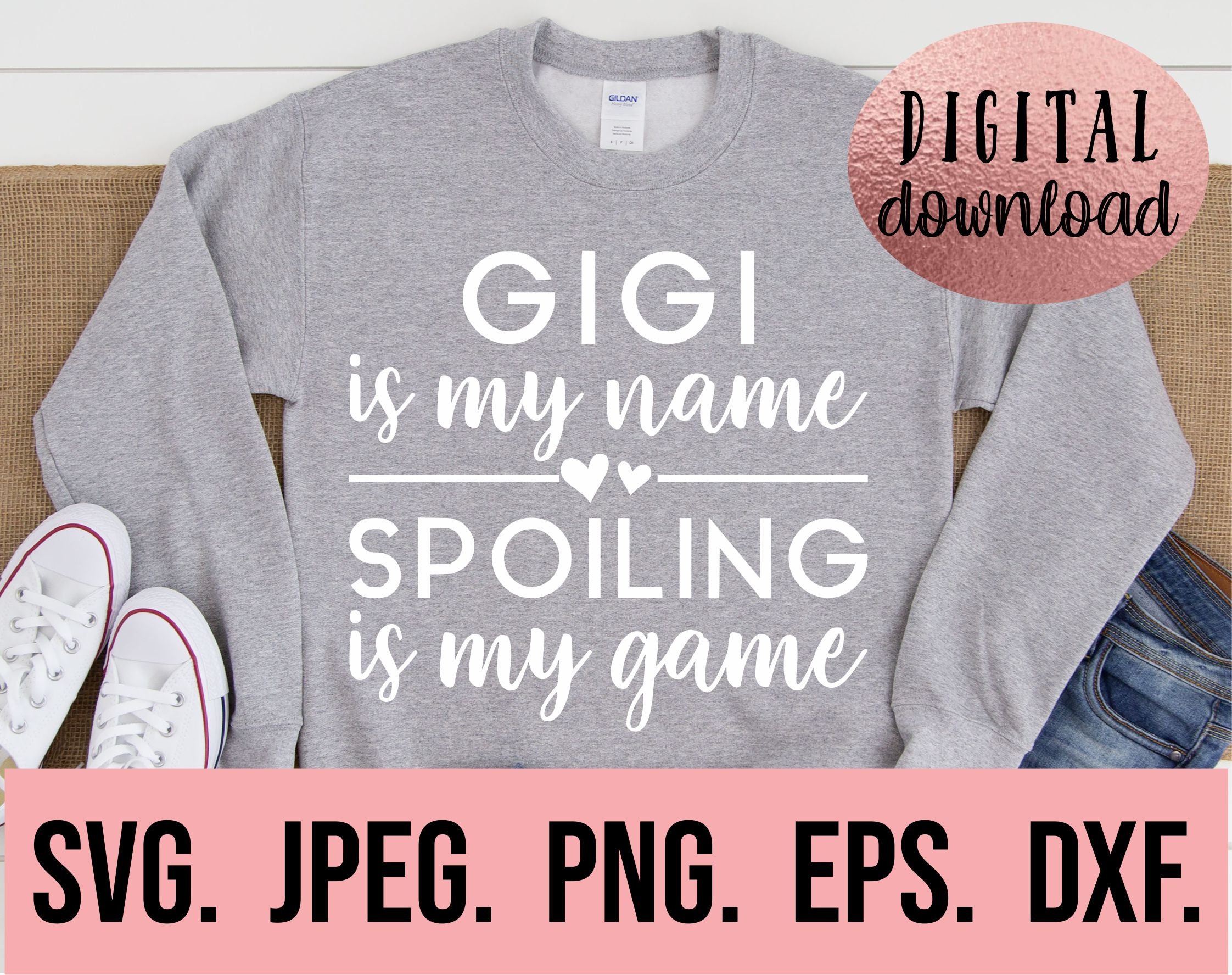 Spoiling is My Game SVG Bundle Instant Download Cricut Cut | Etsy