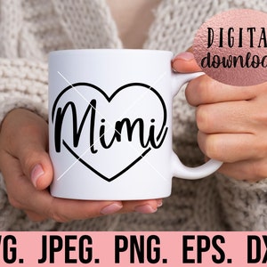 Mimi SVG - Most Loved Mimi SVG - Mimi Shirt Design - Mimi Instant ...
