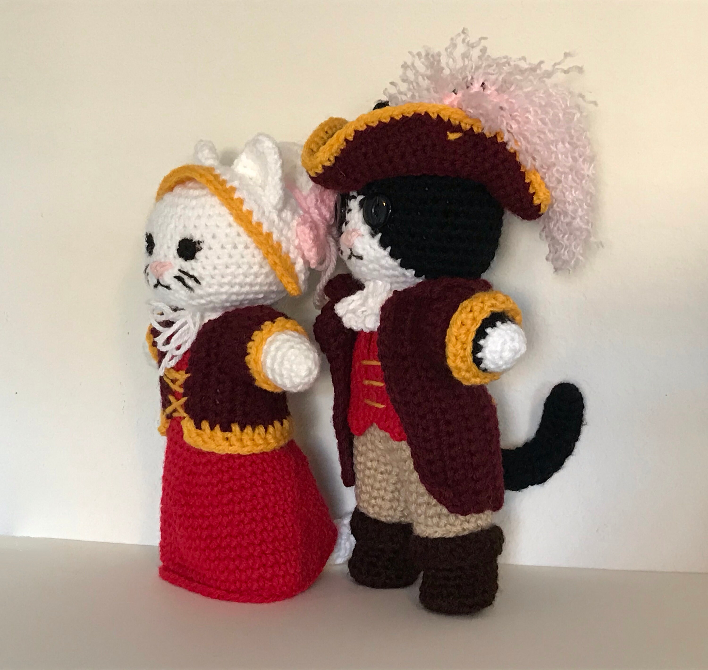 Colonial Cats Crochet Pattern - Etsy