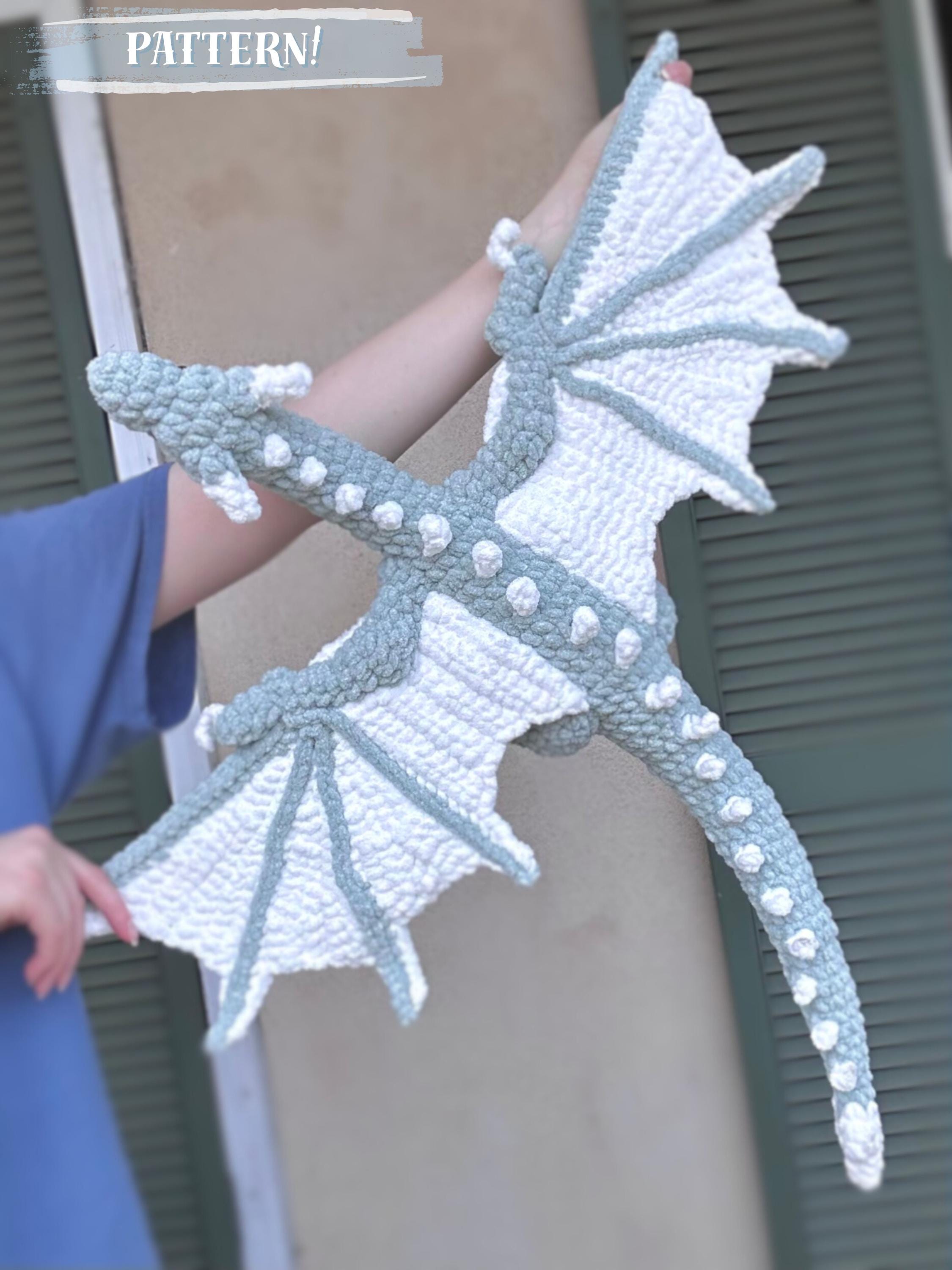 Mama Dragon + Egg and Nest Crochet Pattern - Etsy