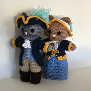 Colonial Cats Crochet Pattern - Etsy