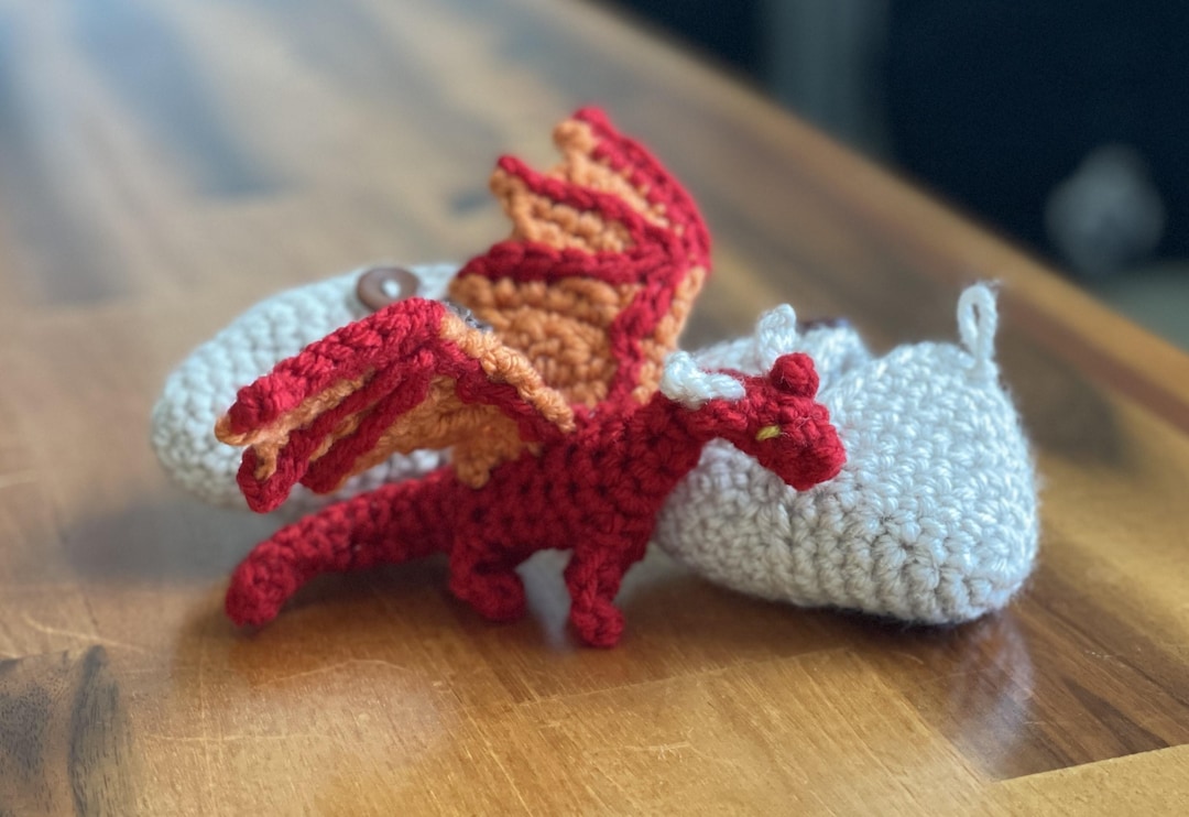 Tiny Dragon Crochet Pattern - Etsy