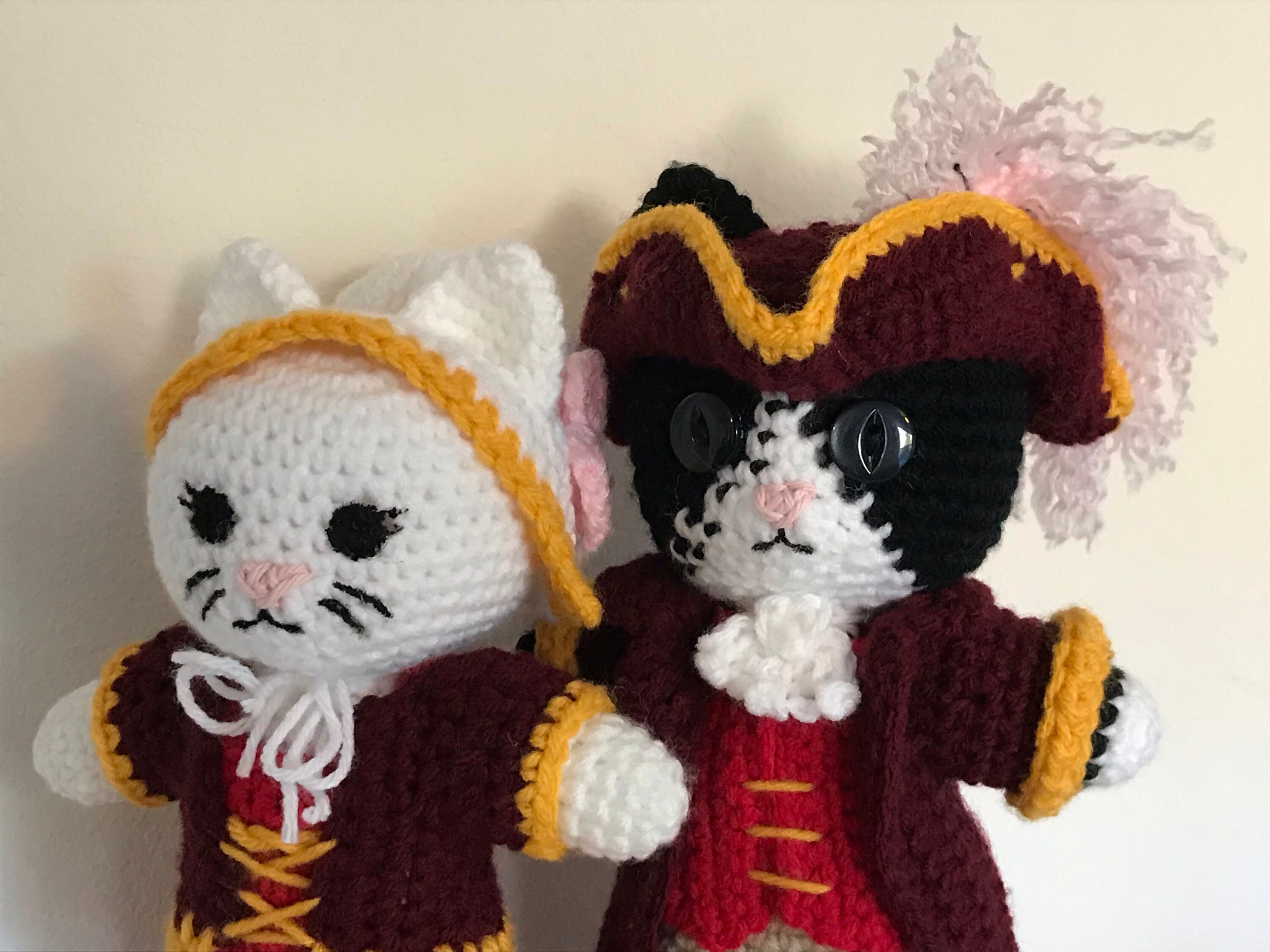 Colonial Cats Crochet Pattern - Etsy