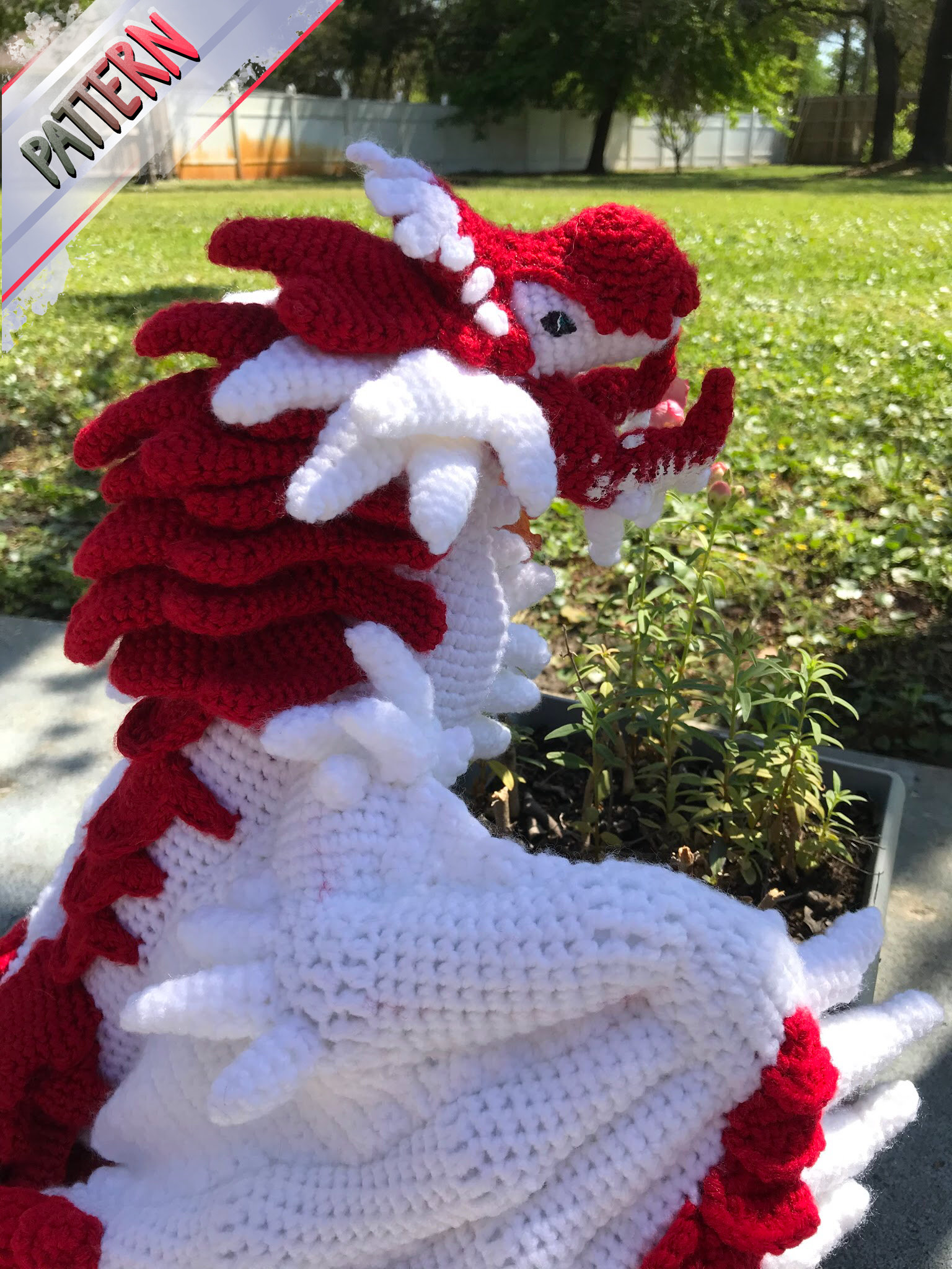 Plated Wyvern Crochet Pattern - Etsy