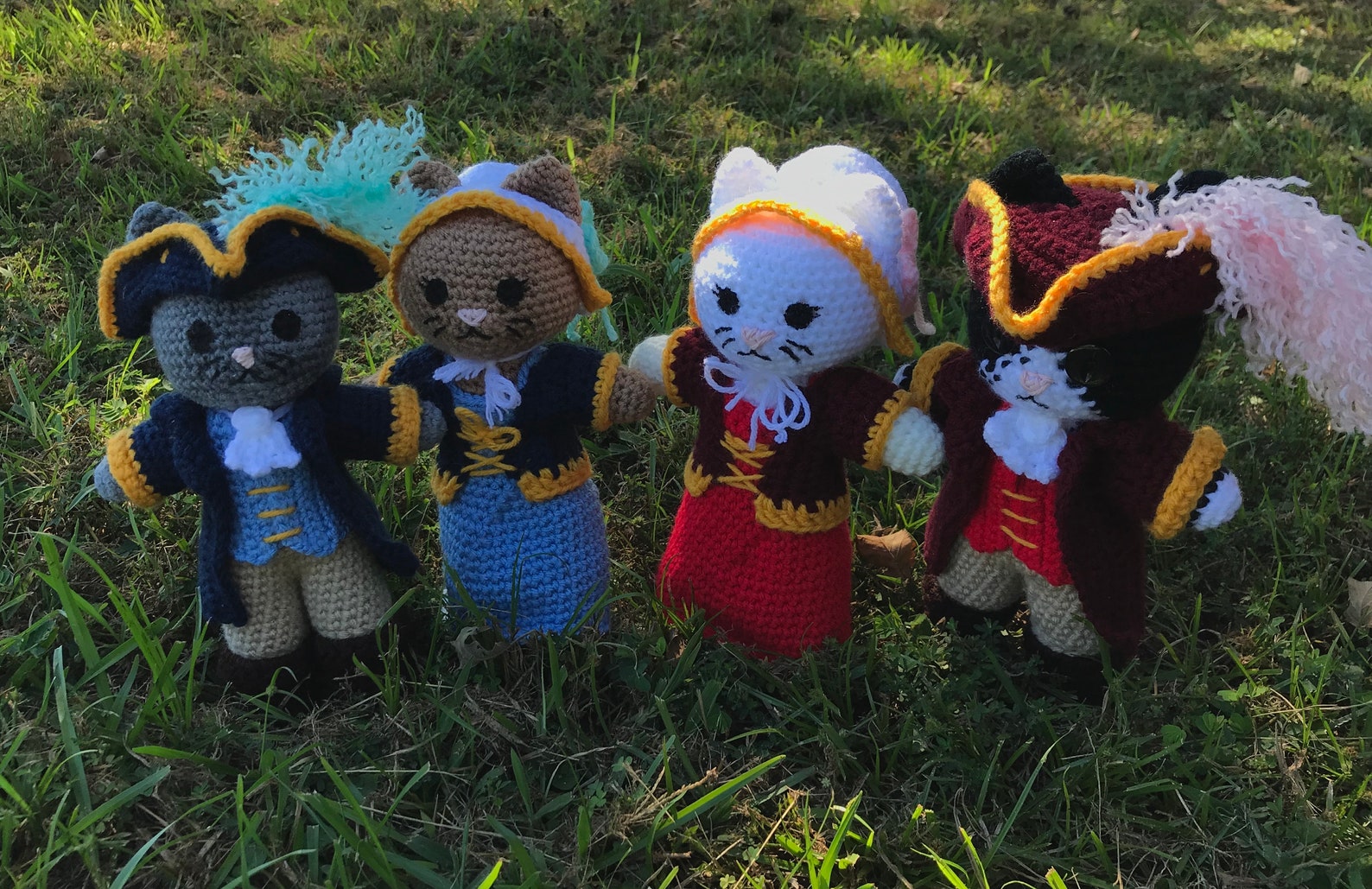 Colonial Cats Crochet Pattern - Etsy