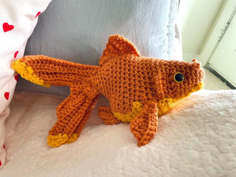 Goldfish Crochet Pattern - Etsy