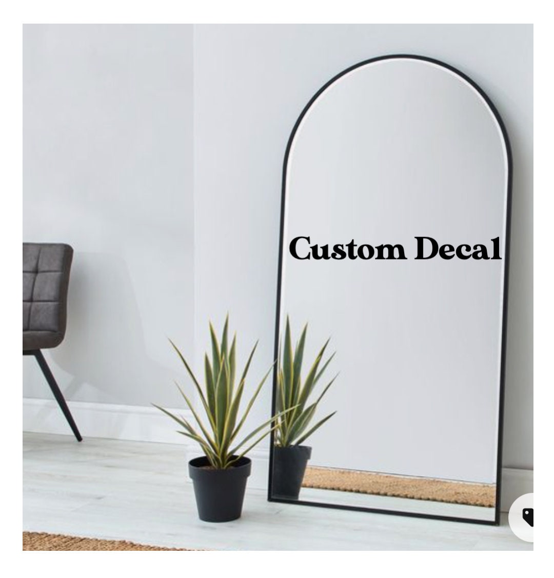 Custom Vinyl Decal - Make Your Own Personalized Decal - Mirror/car ...