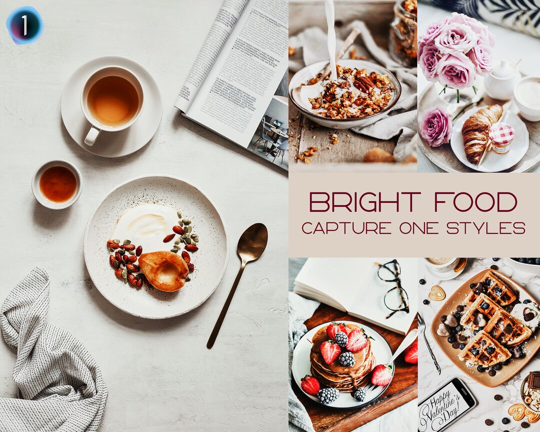 15 Bright Food Capture One Styles | JPEG Vintage Food Dark Light ...
