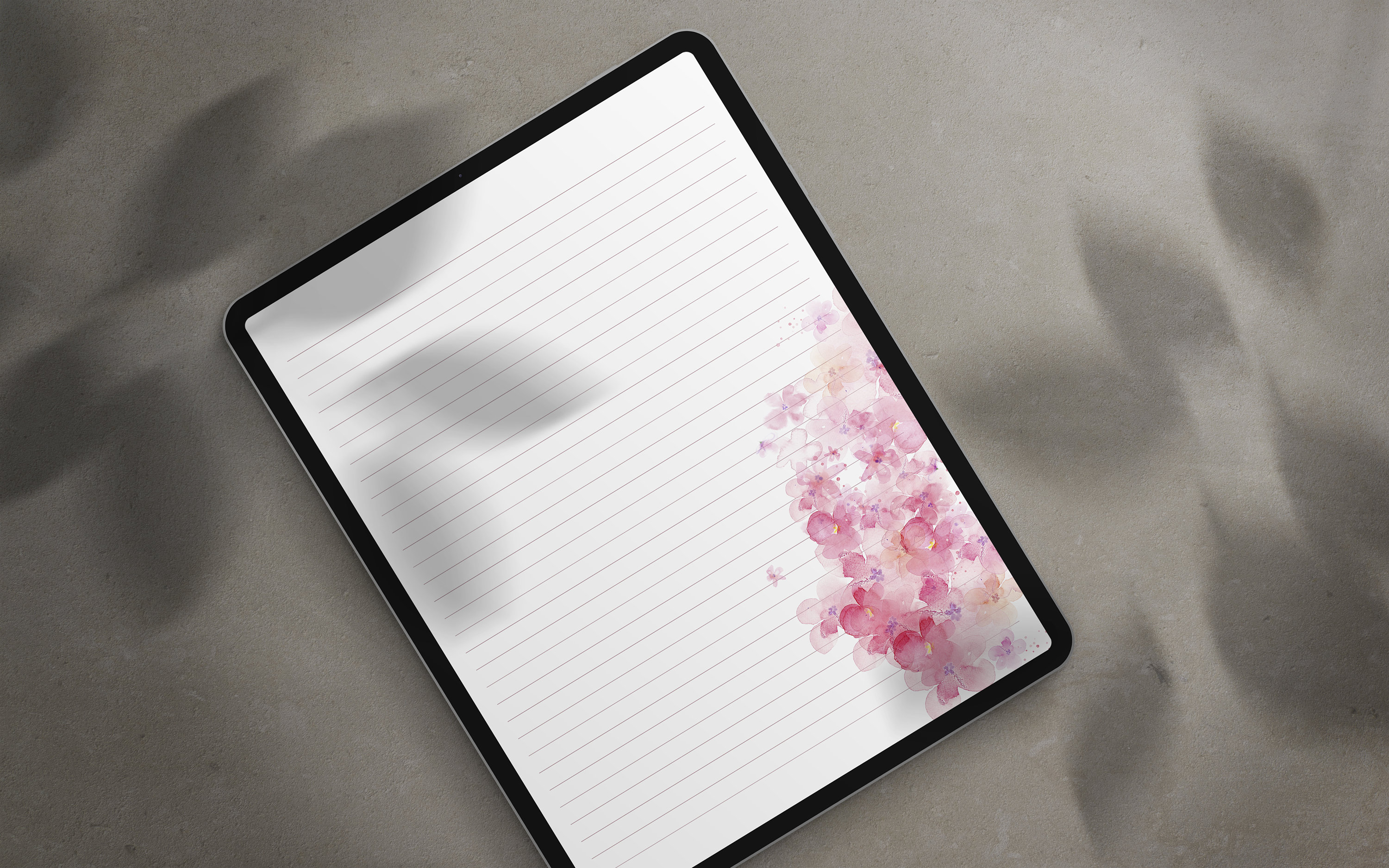 Printable Stationery Unlined Digital Letter Writing Paper A4/a5/letter ...