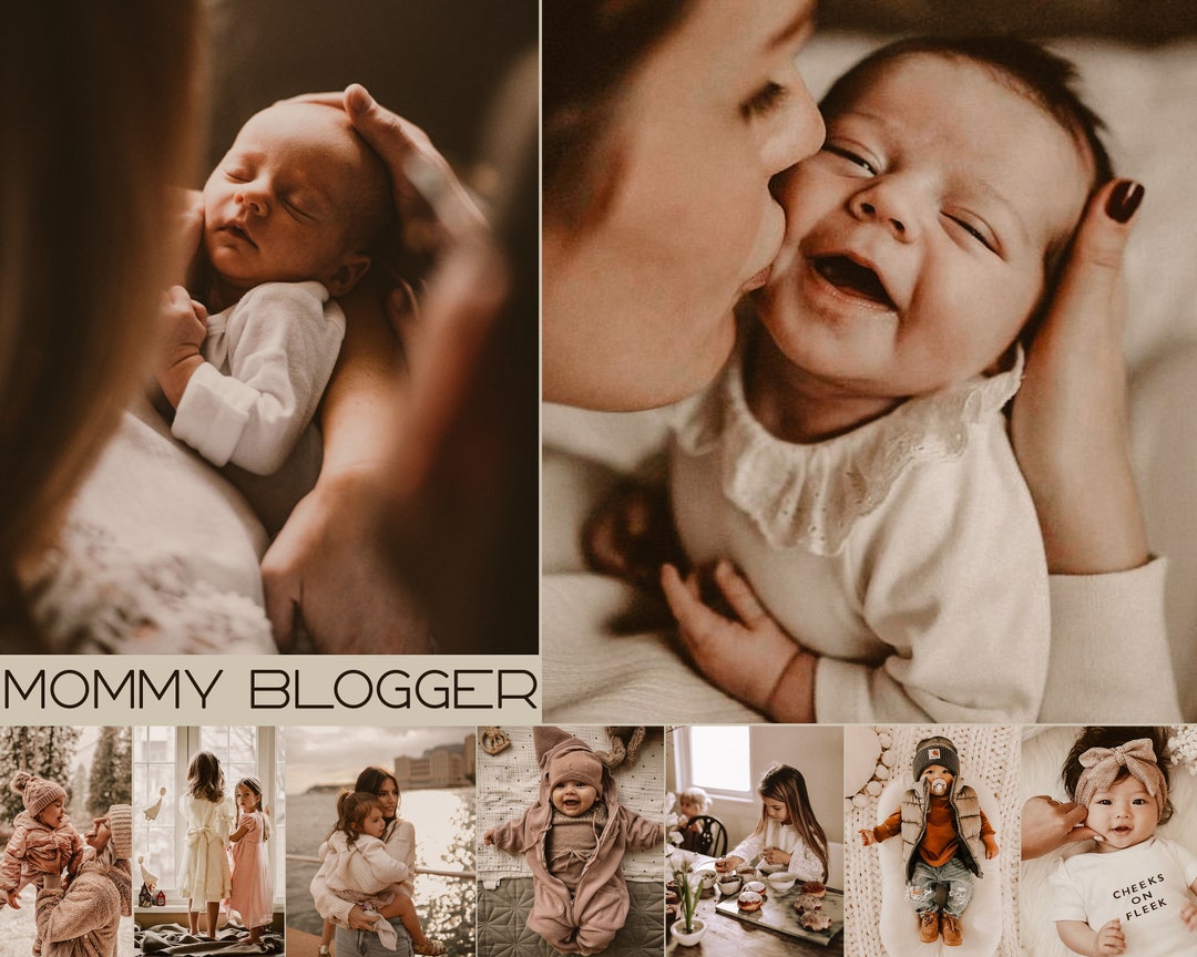 15 Newborn Baby Lightroom Presets | Mom, Warm, Family Lifestyle, Light ...