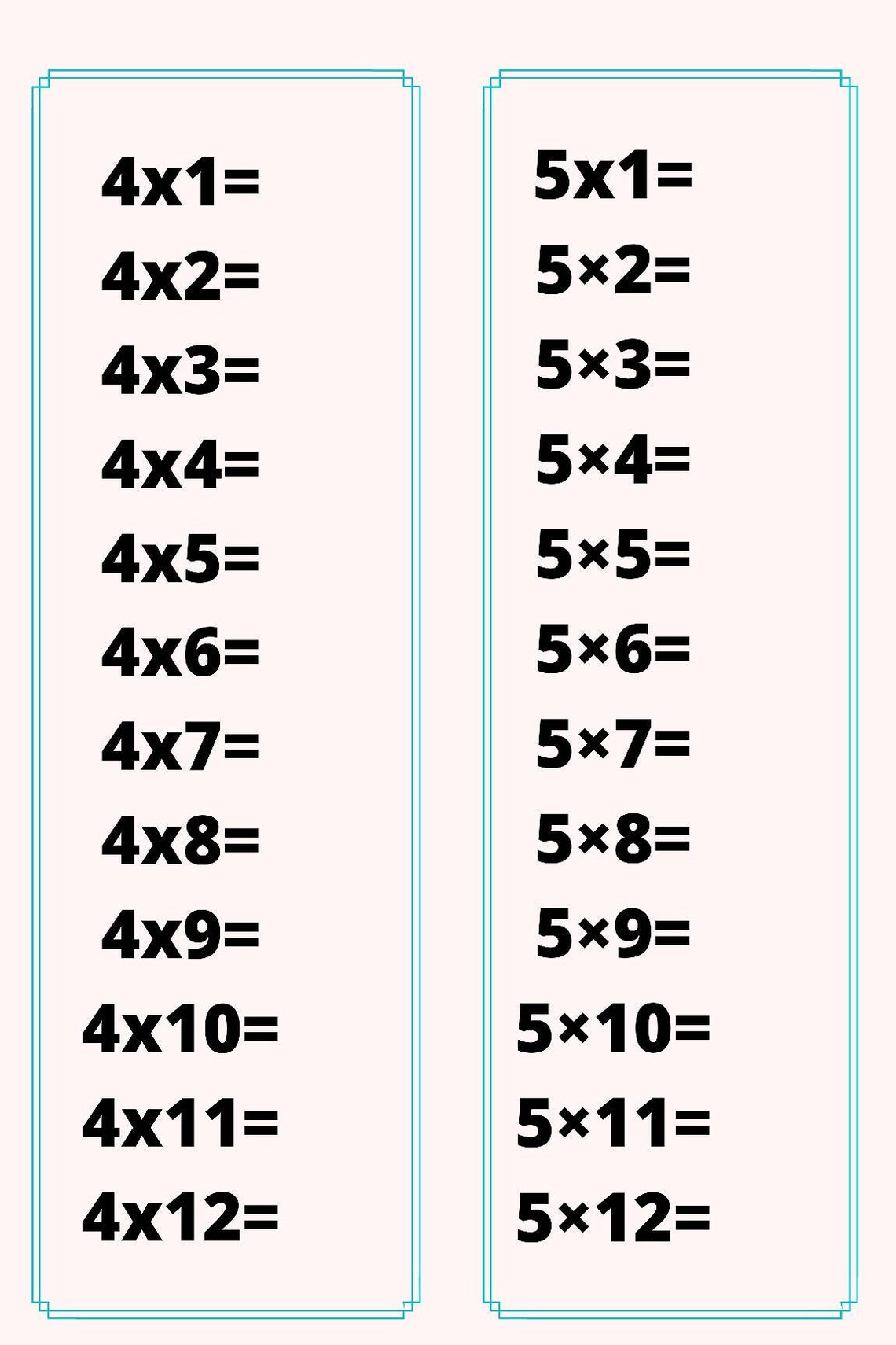 Printable Multiplication, Homeschool Classroom Math Activity, Kids Skip ...