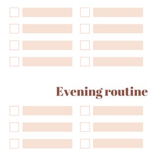 Editable Daily Checklist, Daily Routine, Printable Daily Routine ...