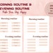 Editable Daily Checklist, Daily Routine, Printable Daily Routine ...