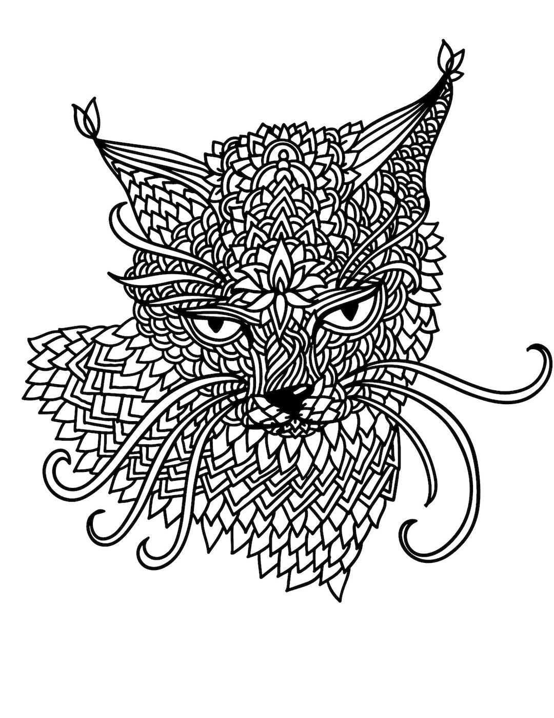 Beautiful Animal Coloring Pages for Kids - Etsy
