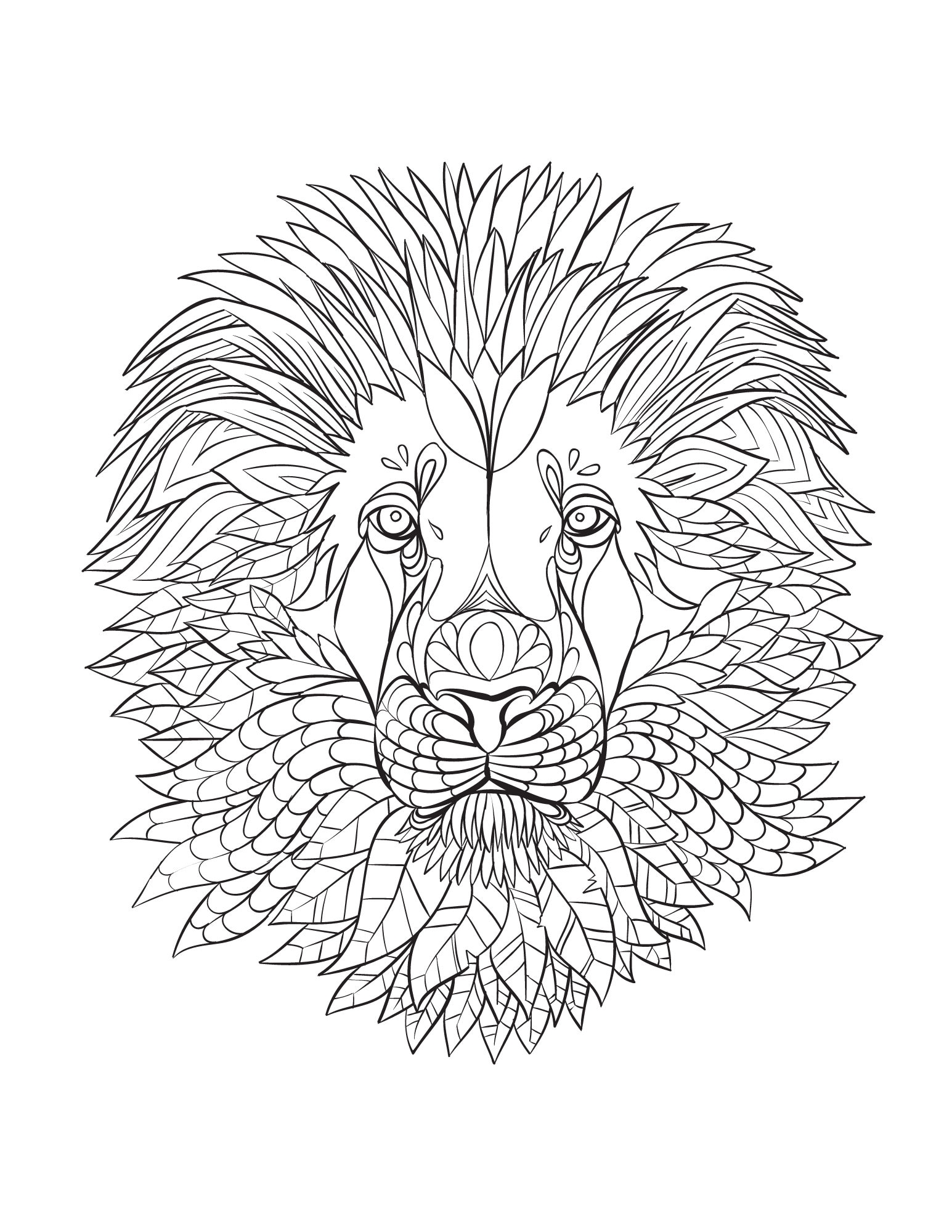 Beautiful Animal Coloring Pages for Kids - Etsy