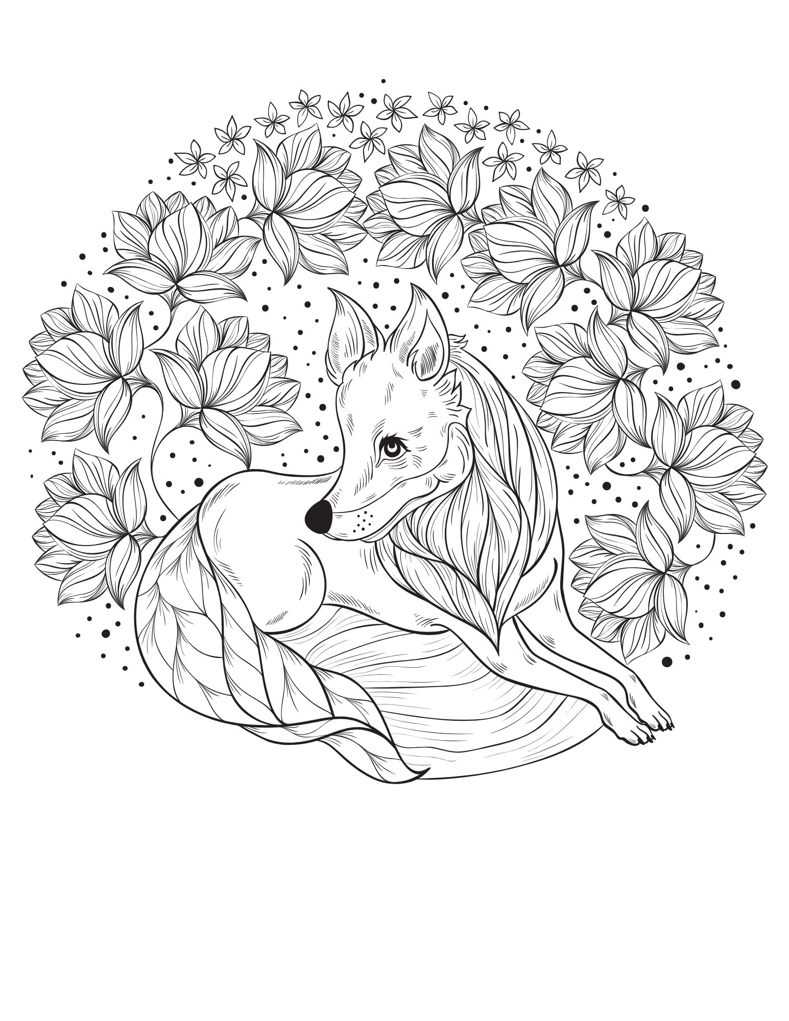 Beautiful Animal Coloring Pages for Kids - Etsy