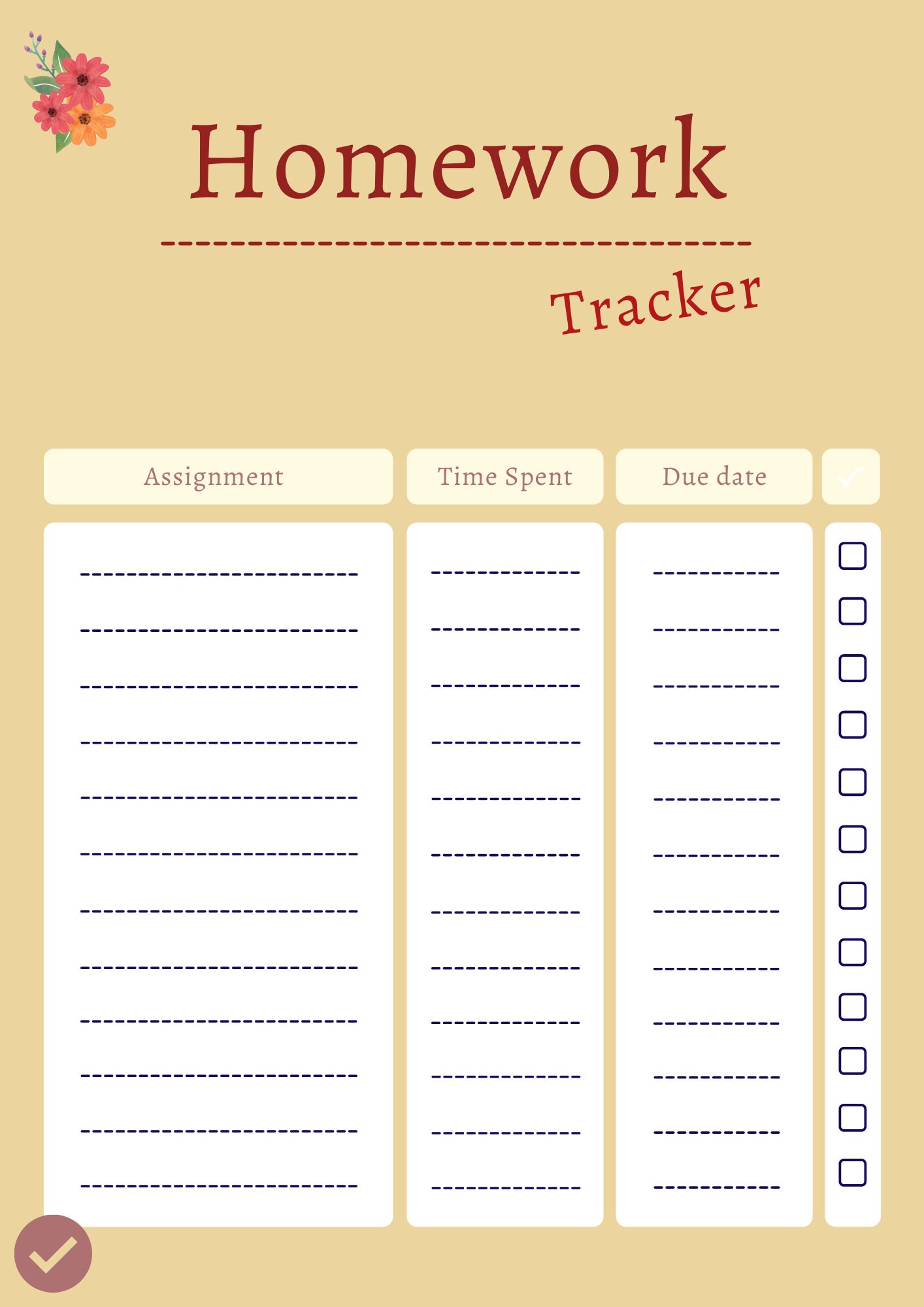 Kids Printable Planner | Kids Weekly Planner | Homework Tracker | Kids ...