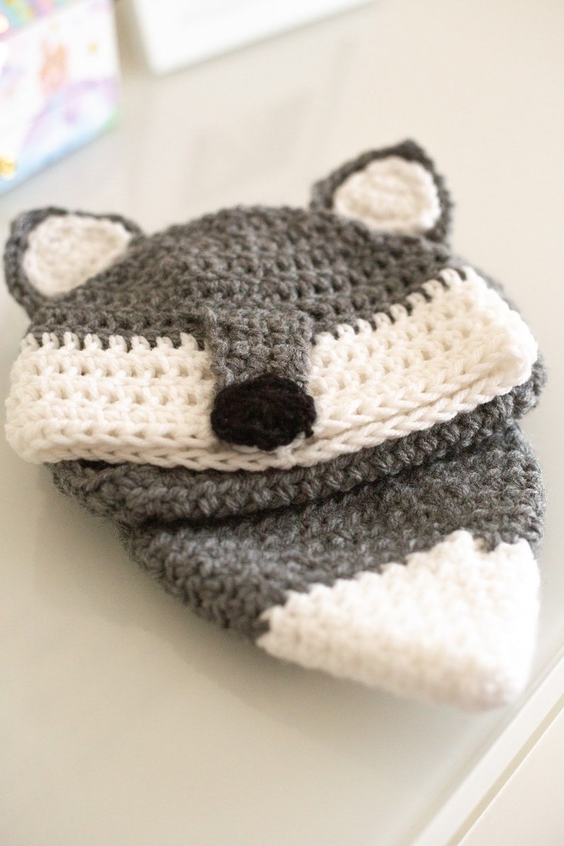Wolf Diaper Cover Set, Gray Fox Diaper Cover Set, Crochet Diaper Cover ...