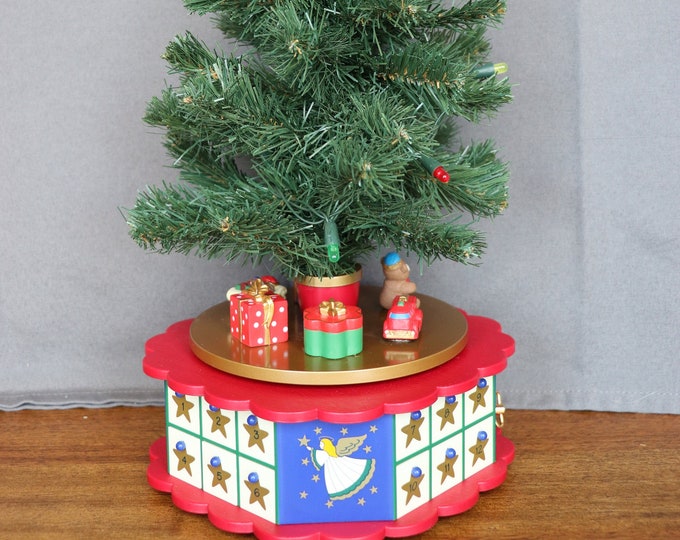 Avon Musical Advent Christmas Tree With Ornaments - Etsy