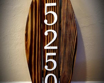 Surfboard Address Sign - Etsy
