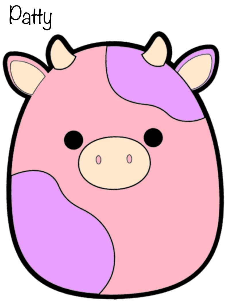 MADE TO ORDER: Cow Squishmallow Rug - Etsy